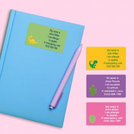 Extra large custom stick-on labels for objects | stickerkid.net